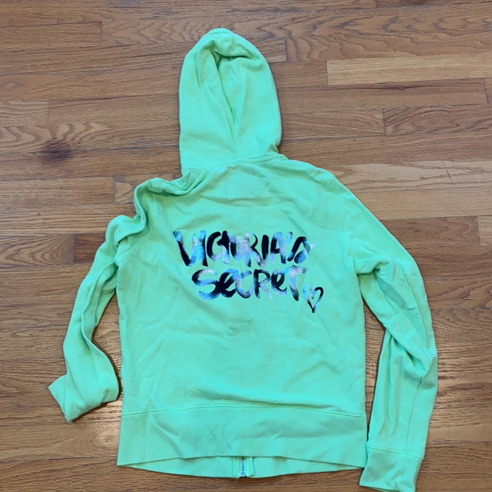 Victoria’s Secret Neon Zip Up - Gem